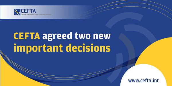 CEFTA agreed two new important decisions